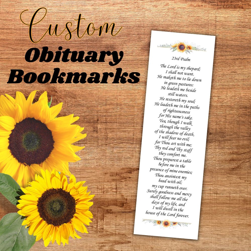 Personalized Bookmarks – Memorial Bookstore
