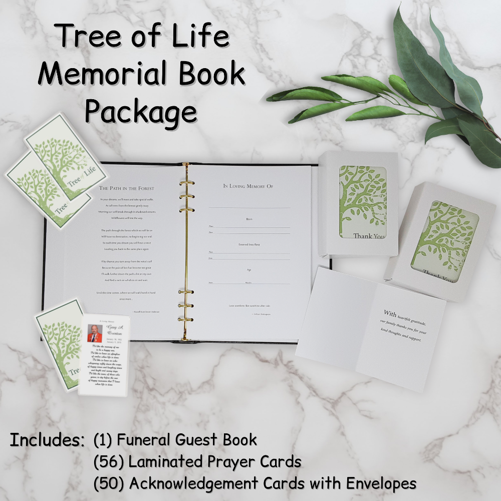 Tree of Life Memorial Book Package – Memorial Bookstore